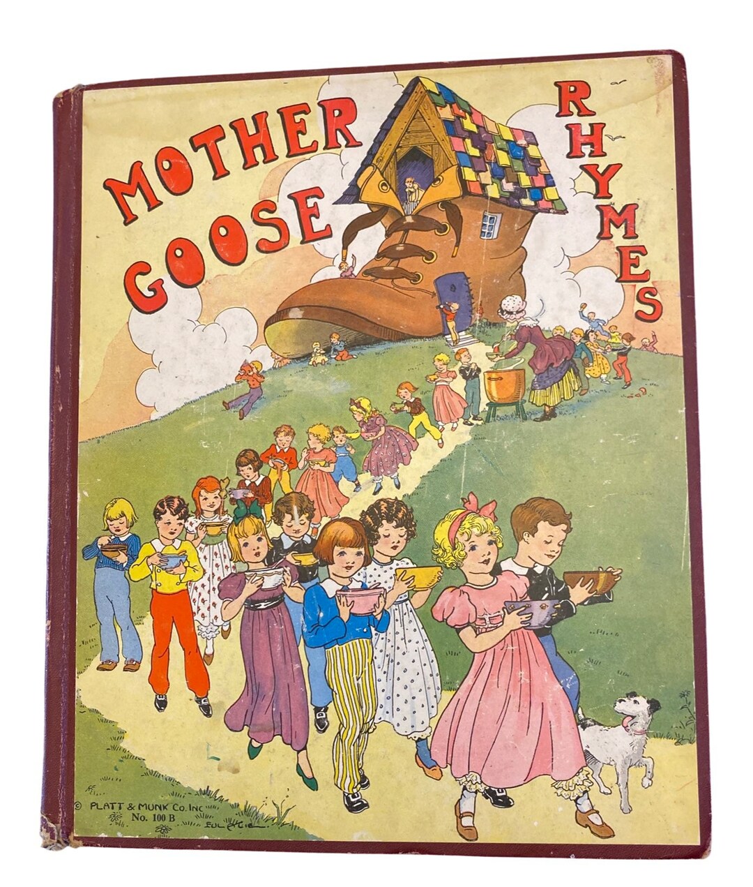 Rare Mother Goose Rhymes A Platt and Munk 1930’s Childrens Book With ...