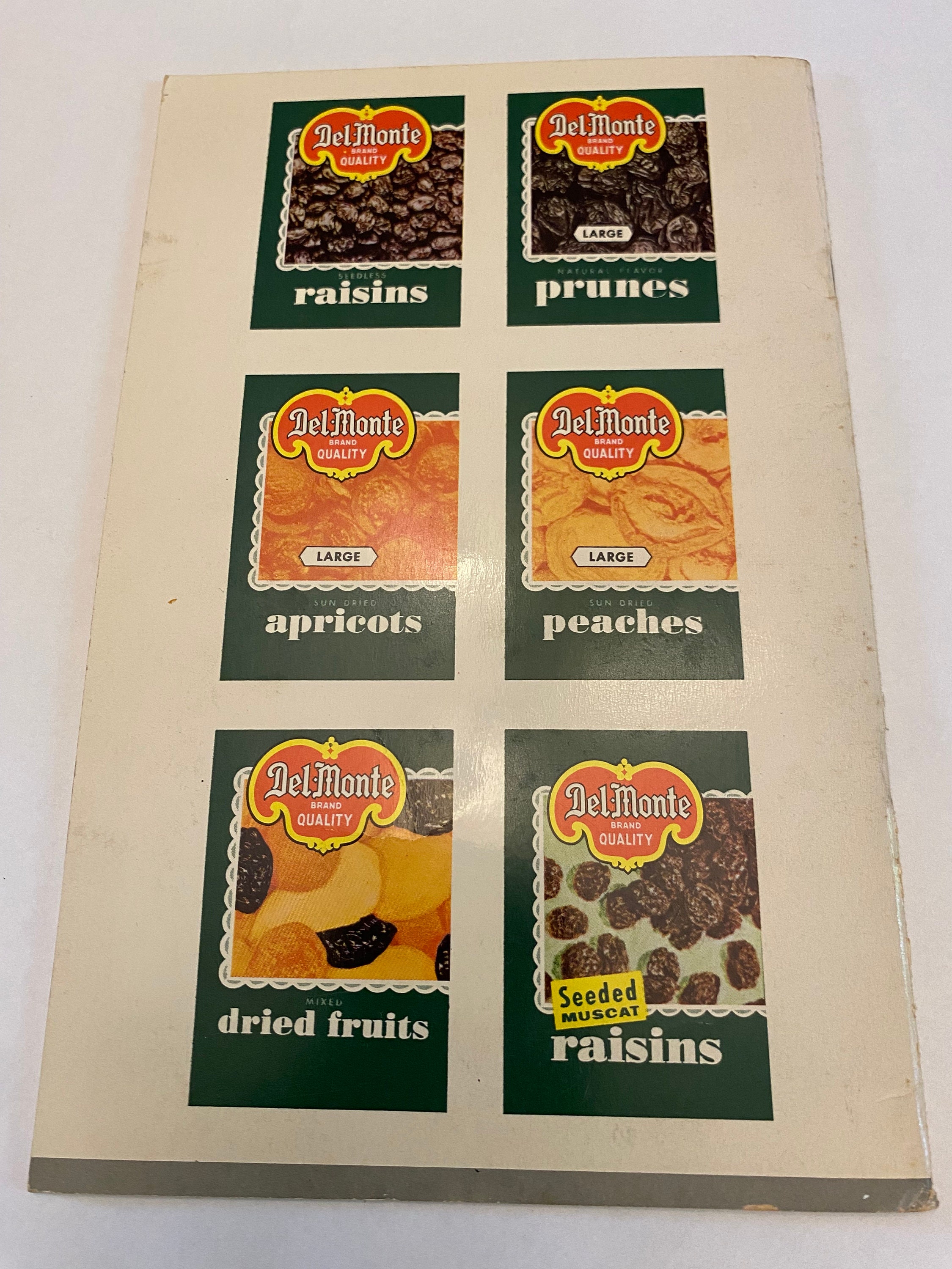 1950s Del Monte Dried Fruit Family Cookbook Vintage Recipes Booklet - Etsy