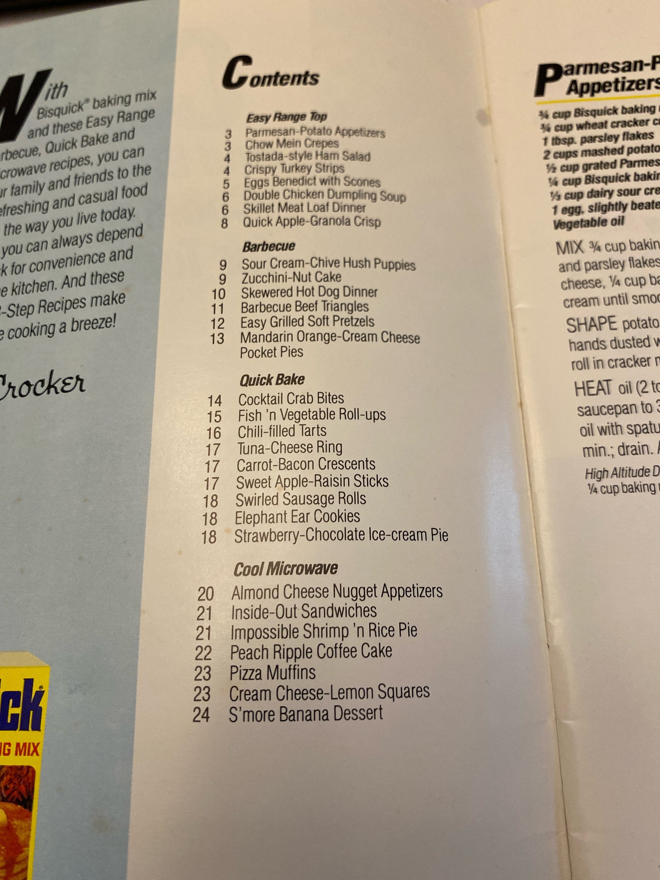 1980s Betty Crocker BISQUICK Cool and Easy Cooking for Today Recipes ...