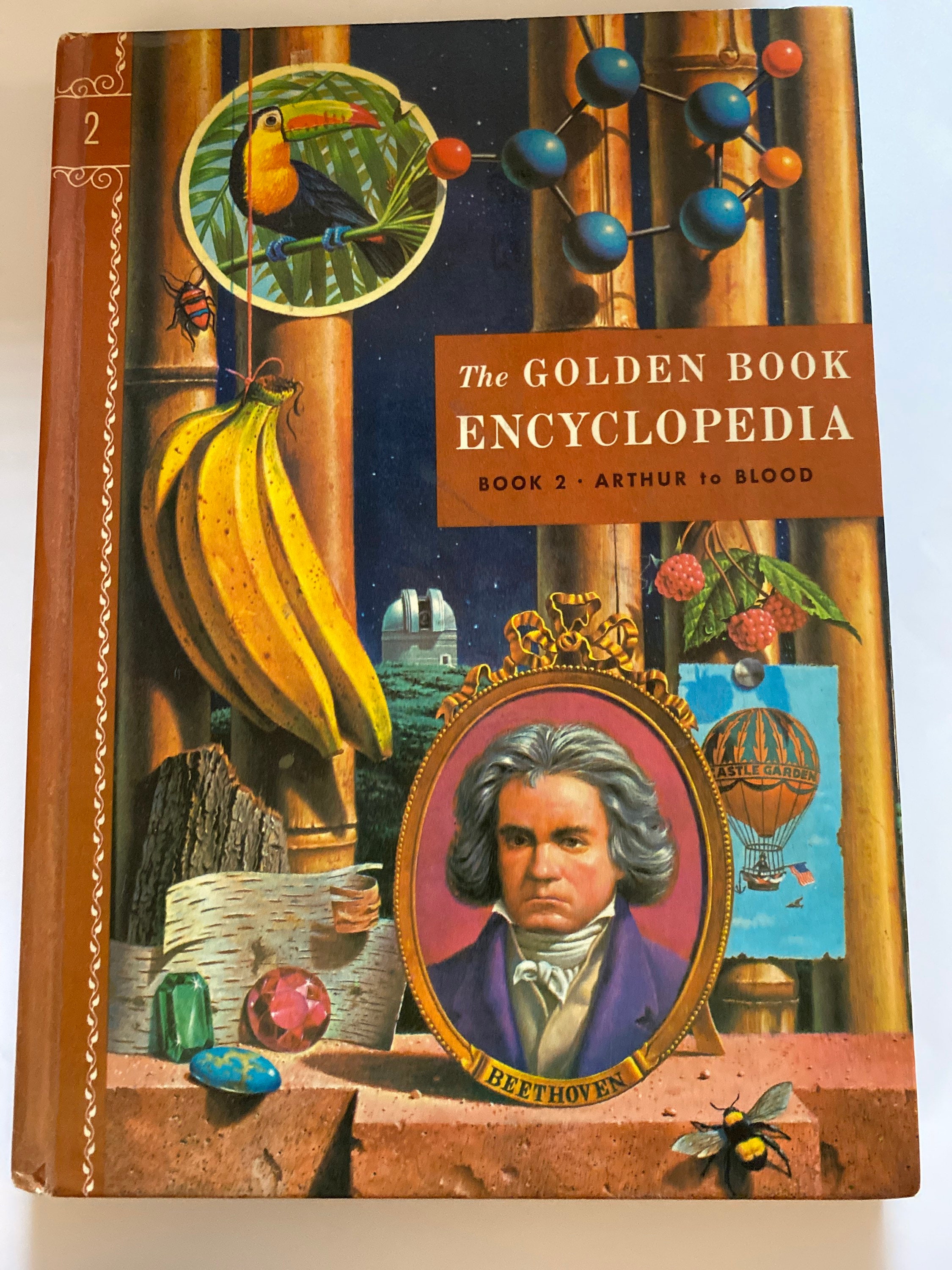 1950s Golden Book Encyclopedia #2 Children's Book A - B Colorful ...