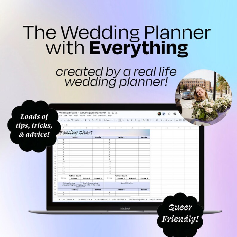 Wedding Planning Template | Digital Template for Wedding | Created by A Real Wedding Planner - Etsy