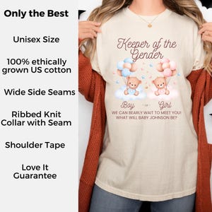 Keeper of the Gender Shirt We Can Bearly Wait for You What Will Baby Be ...