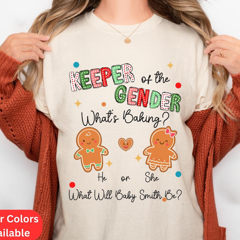 Gingerbread Gender Reveal - Etsy