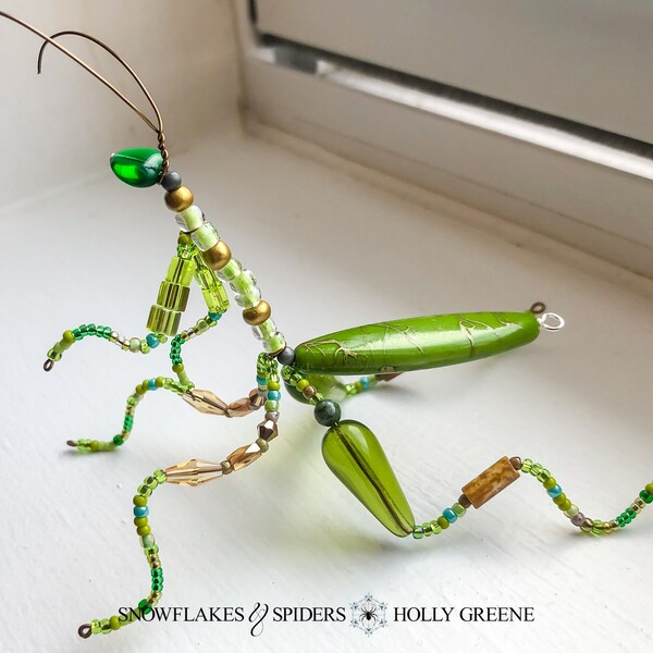 Beaded Praying Mantis - Etsy