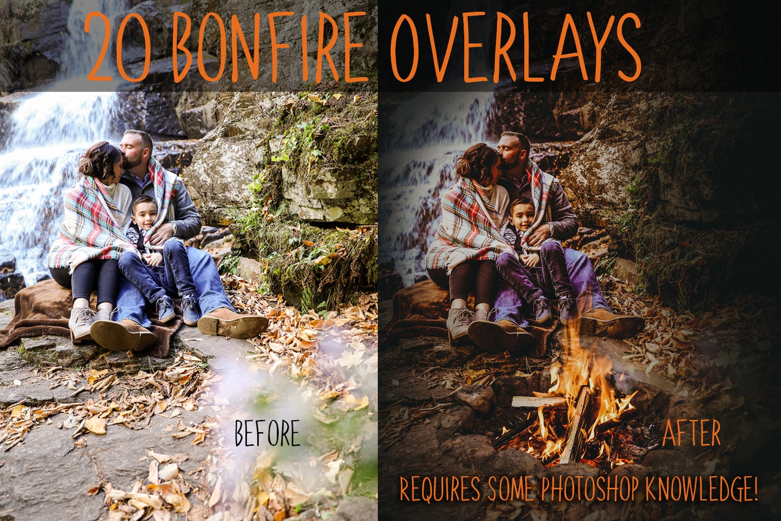20 Bonfire Overlays PNG Transparent Fire Files for Composites | Etsy