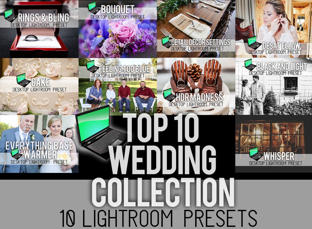 My Top 10 Desktop and Mobile Wedding Clean Workflow Presets Collection ...