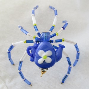 Teapot Tea Beaded Christmas Spider Holiday Tree Ornament Choose From ...