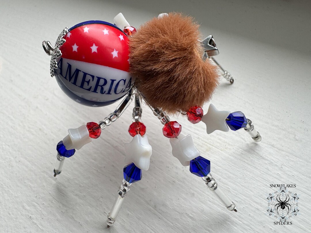 America Democrat Kamala Harris 2024 Christmas Jumping Spider Ornament W ...