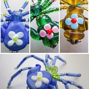 Teapot Tea Beaded Christmas Spider Holiday Tree Ornament Choose From ...