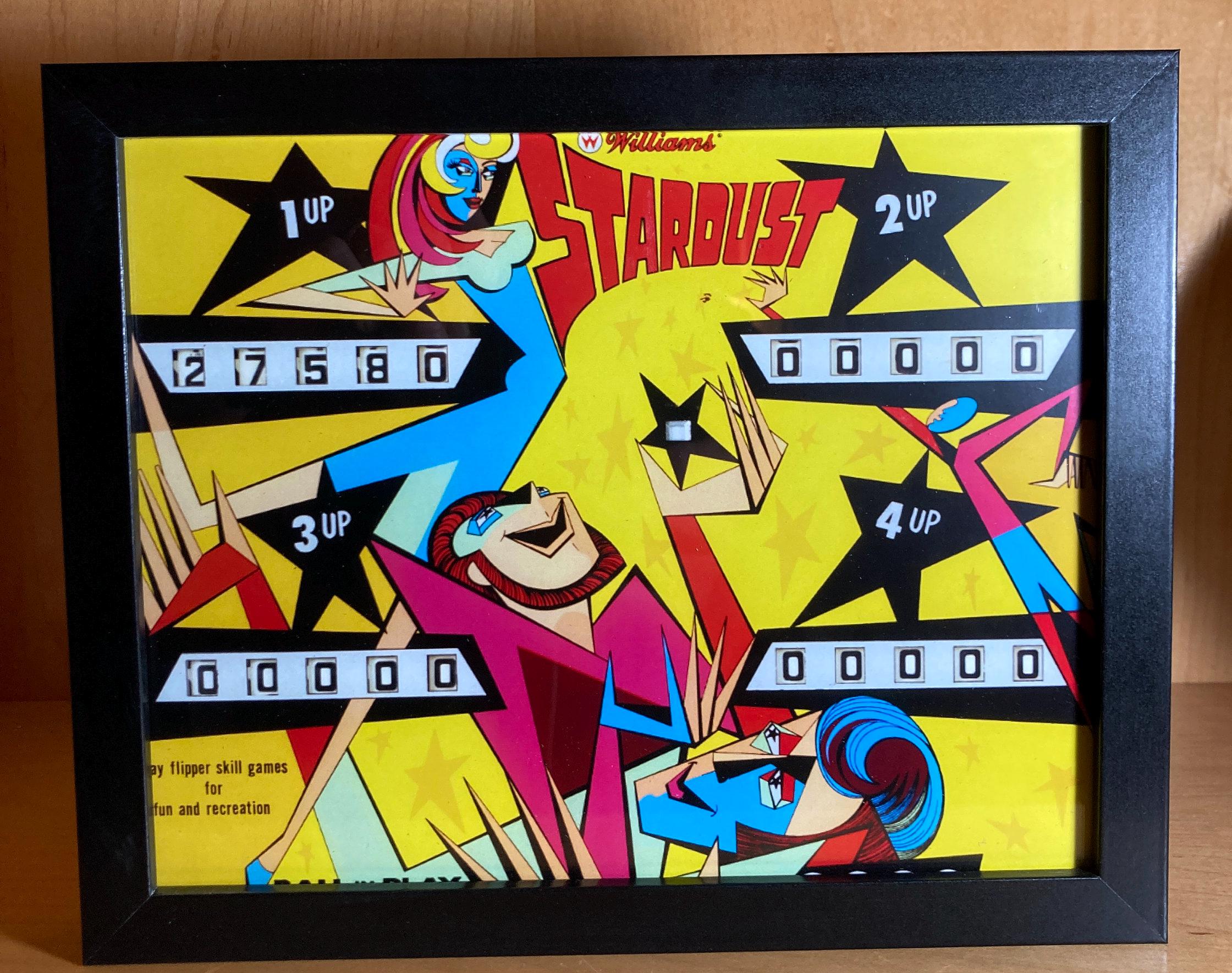 Classic Pinball Art for Your Office or Game Room 8 X 10 Backlighted ...