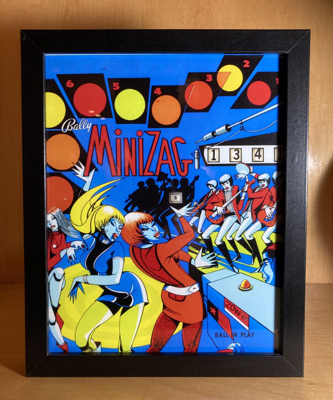Classic Pinball Art for Your Office or Game Room - 8" X 10 ...