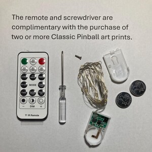 Classic Pinball Art for Your Office or Game Room 8 X 10 Backlighted ...