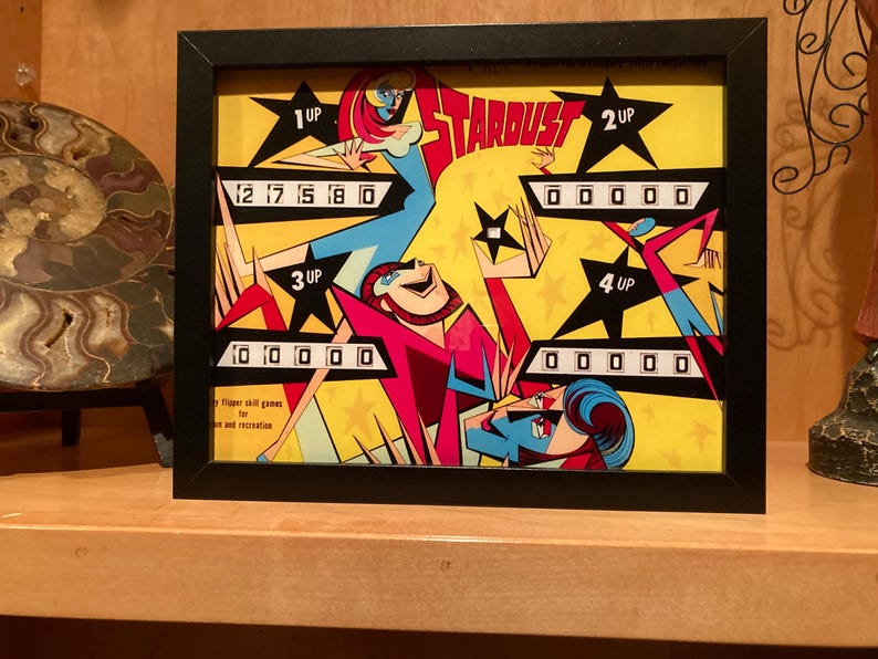 Classic Pinball Art for Your Office or Game Room - 8" X 10 ...