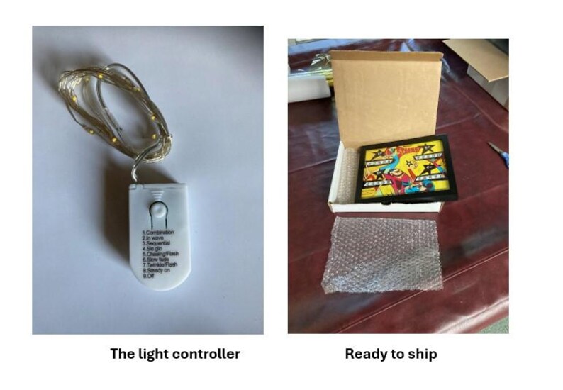 Classic Pinball Art for Your Office or Game Room 8 X 10 Backlighted op ...