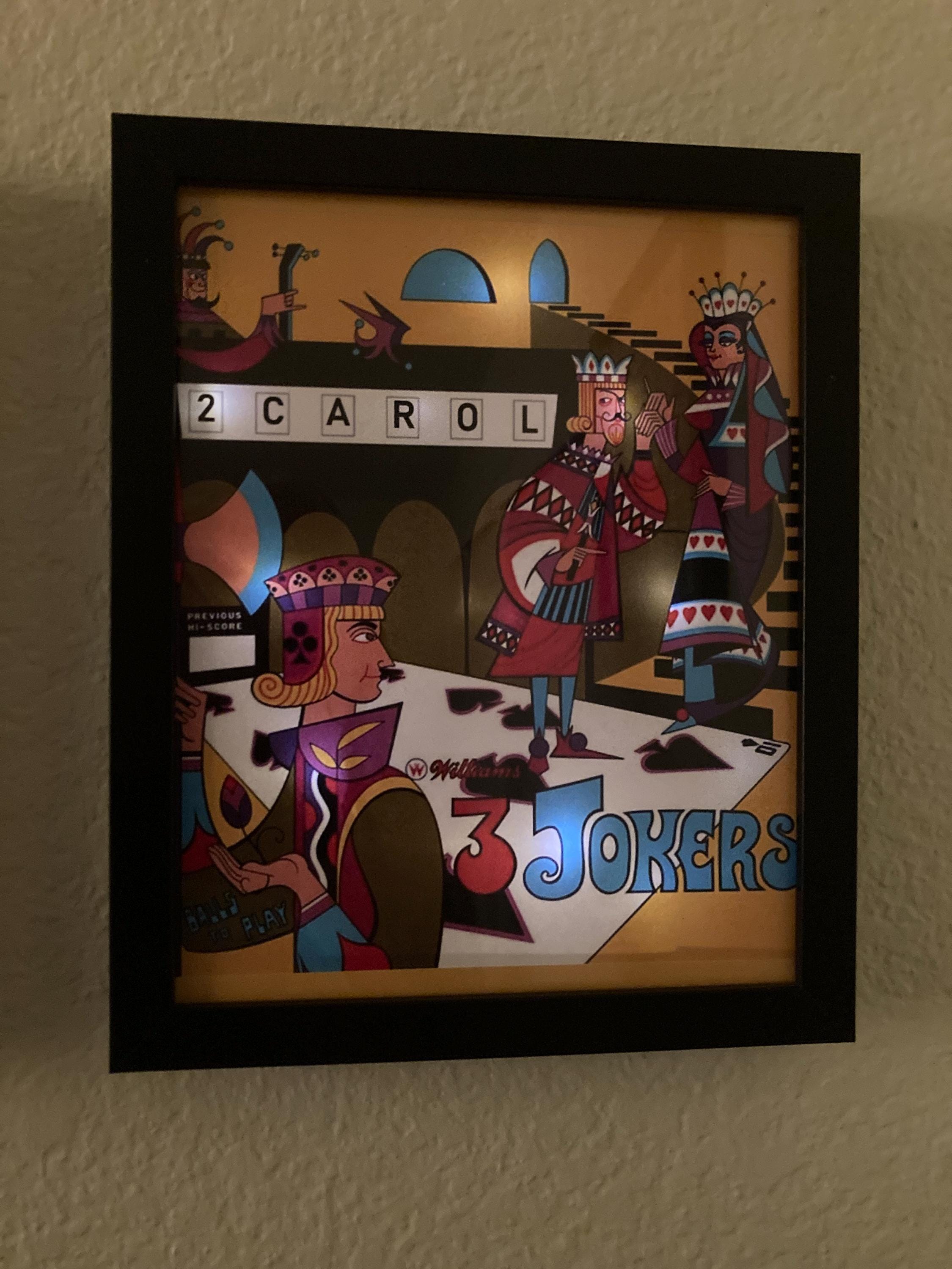 Classic Pinball Art for Your Office or Game Room - 8" X 10 ...