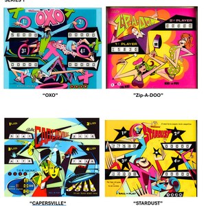 Classic Pinball Art for Your Office or Game Room 8 X 10 Backlighted ...