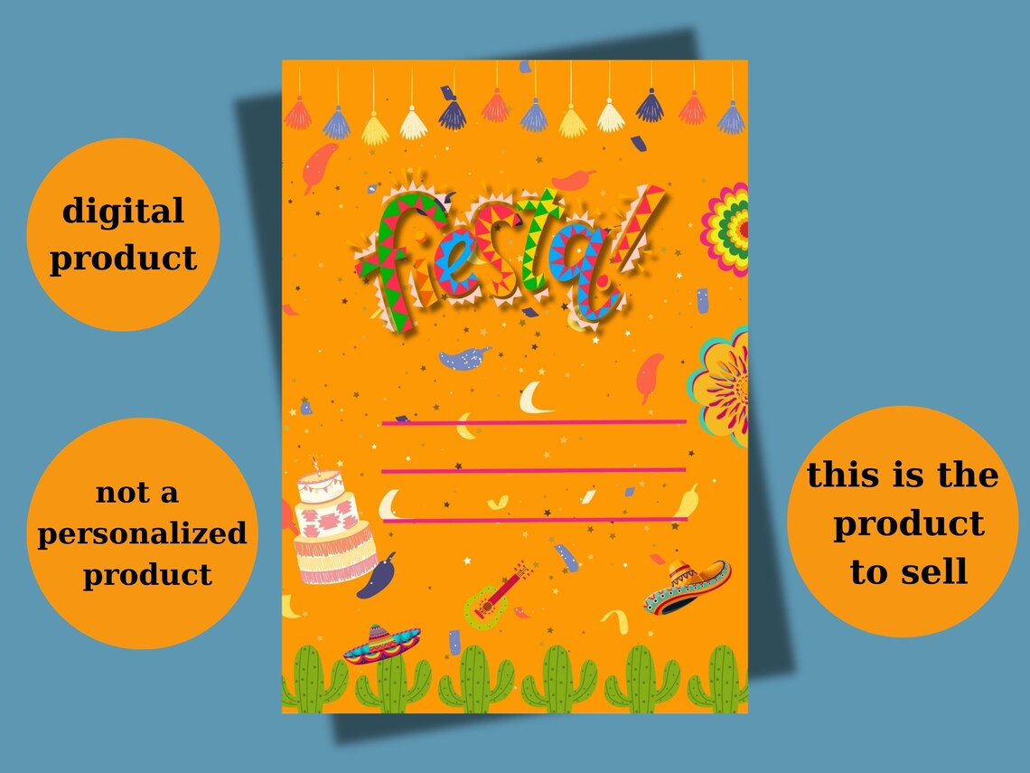 Vibrant Fiesta: Colorful Birthday Card for Your Loved Ones Mexican ...
