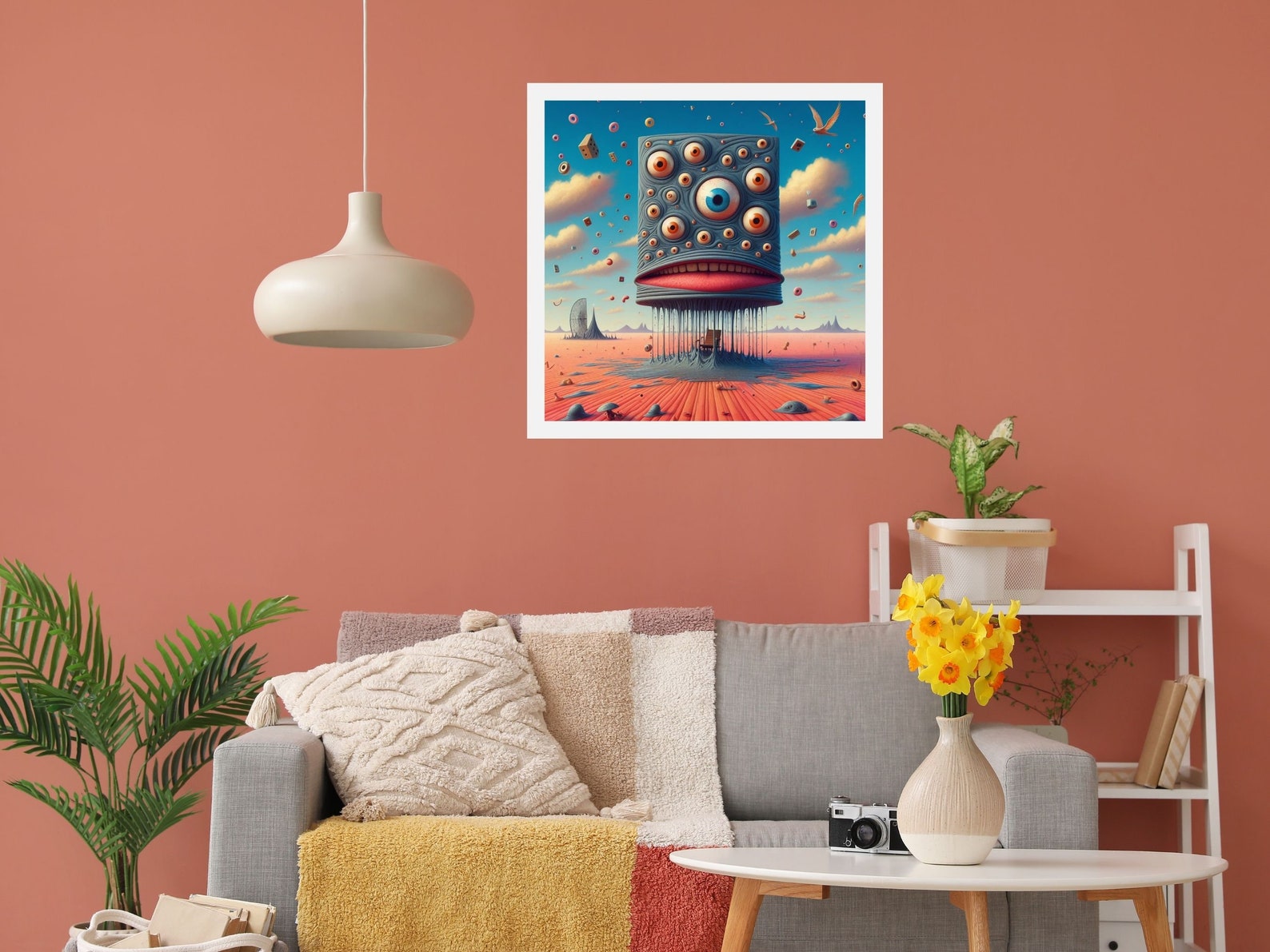 The Enigmatic Cube: A Surreal Exploration Digital Download Print Ai ...