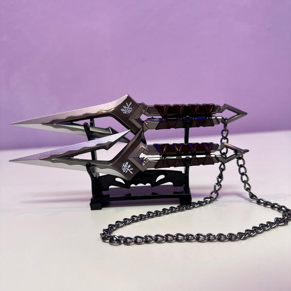 Valorant Kuronami Knife Purple-3d PRINT Knife-valorant Cosplay-valorant ...