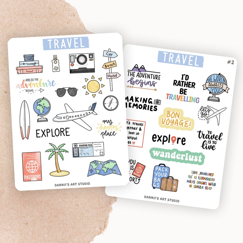 Hawaii I Sticker Sheet - Etsy UK