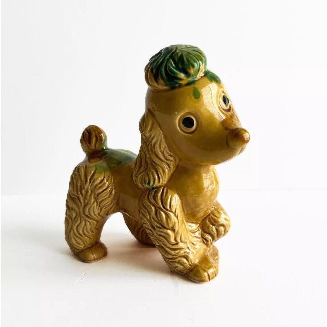 Vintage Sassy Poodle Dog Figurine 1950s Made in Japan MCM Kitsch - Etsy