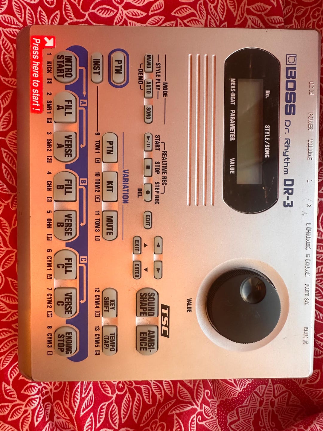 BOSS DR-3 Dr. Rhythm Drum Machine Tested and Working Fine, in Good ...
