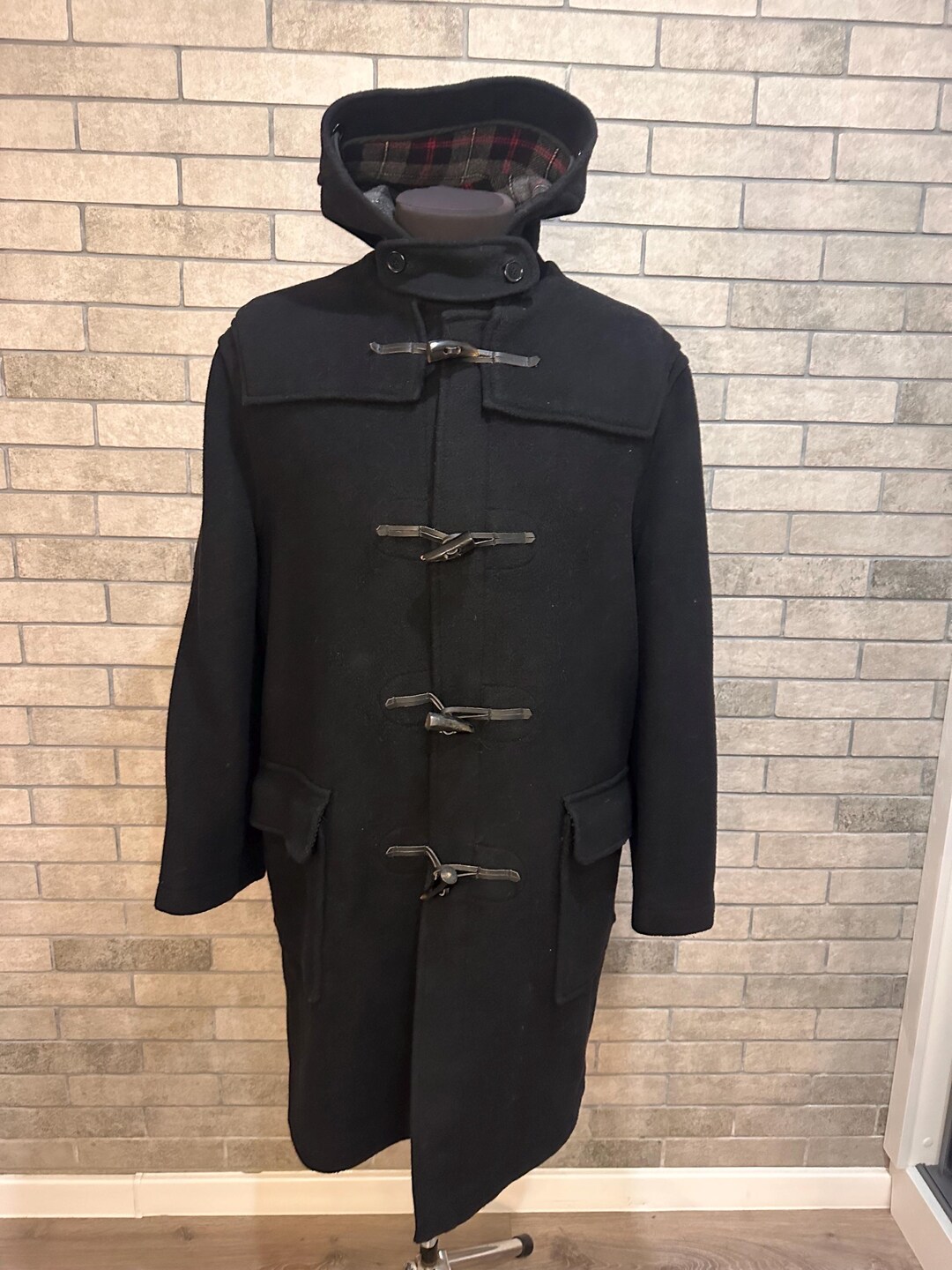 Men's Wool Gloverall Duffle Coat Made in England 80% Wool 52 Size - Etsy
