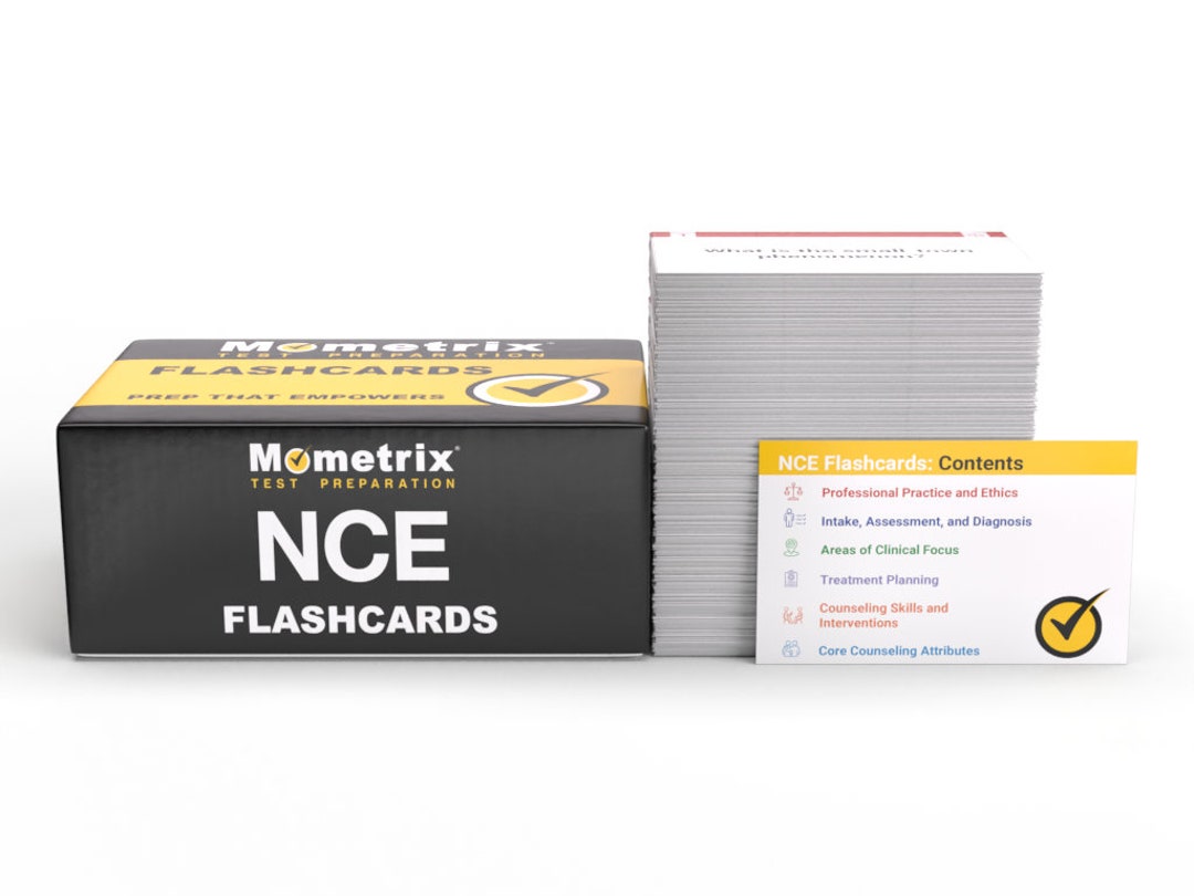 NCE Flashcards: NCE Exam Prep 2024-2025 With Practice Test Questions ...