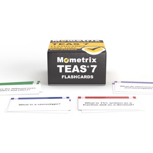 ATI TEAS Test Flashcards: TEAS 7 Exam Flash Cards 2024-2025 With ...