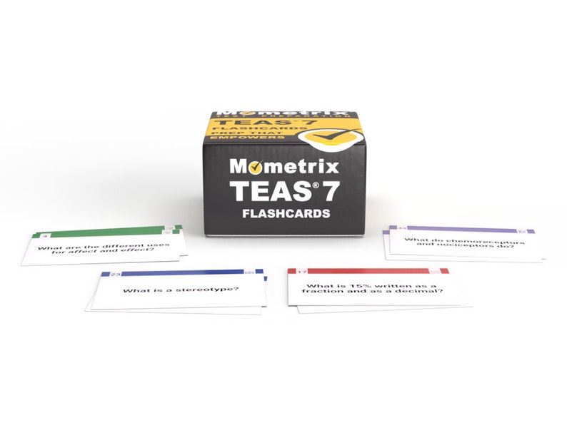 ATI TEAS Test Flashcards: TEAS 7 Exam Flash Cards 2024-2025 With ...