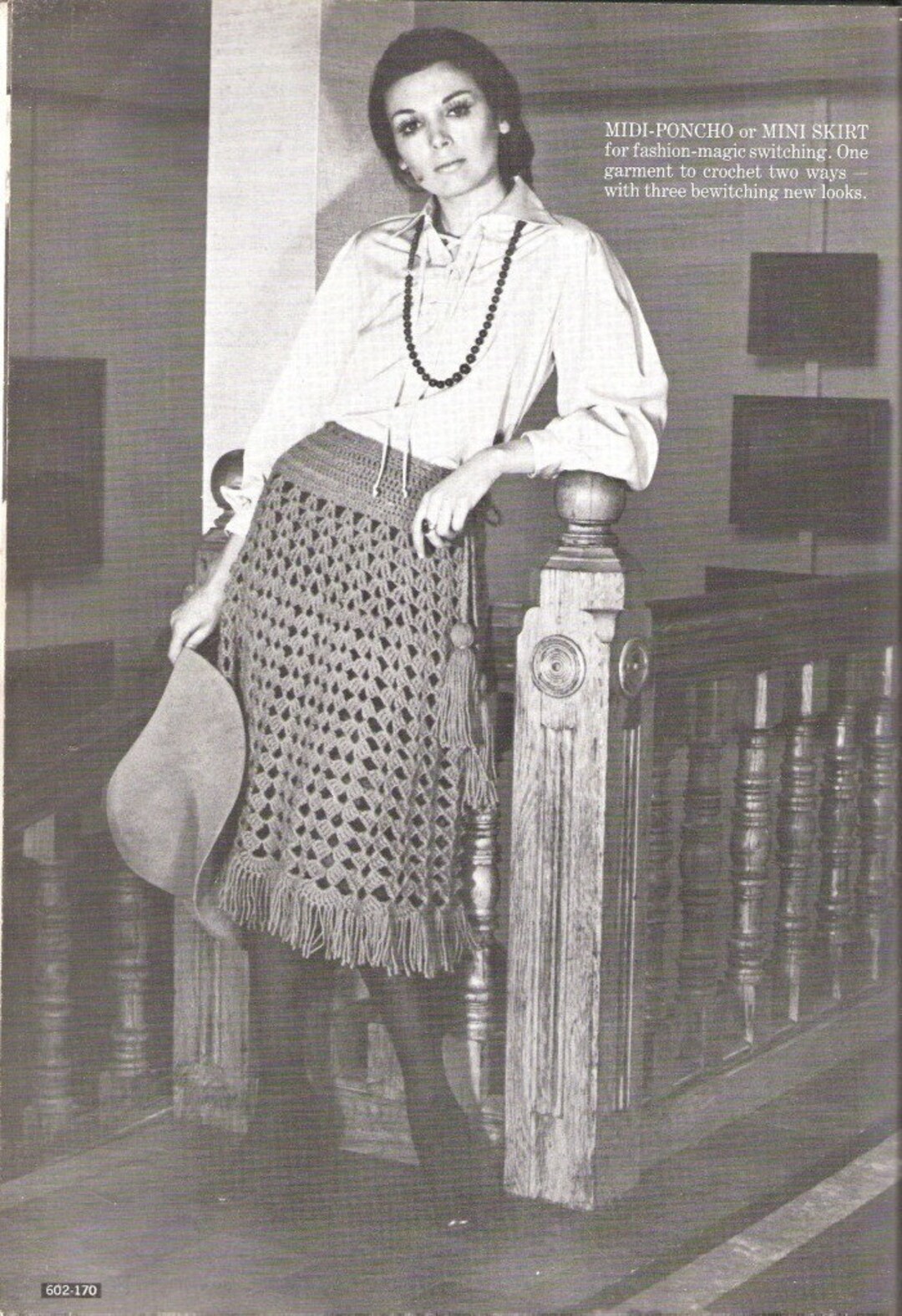 PONCHO - Crochet Poncho / Mini Skirt Pattern (download) - Etsy