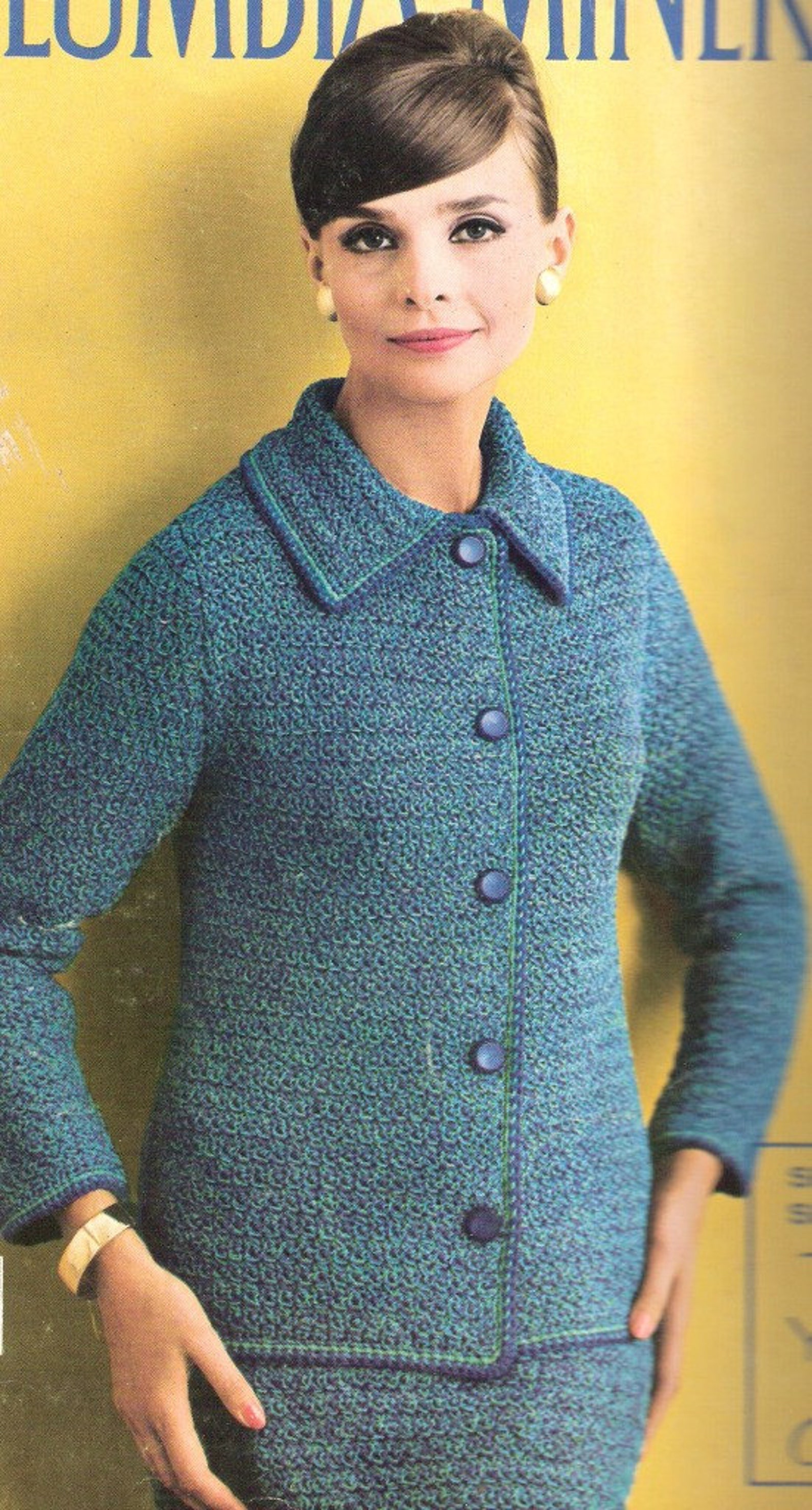 SUIT Crochet Two Tone Suit Pattern Etsy