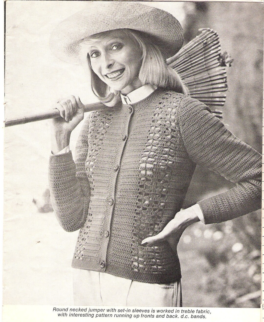 SWEATER - Crochet Openwork Sweater Pattern - Etsy