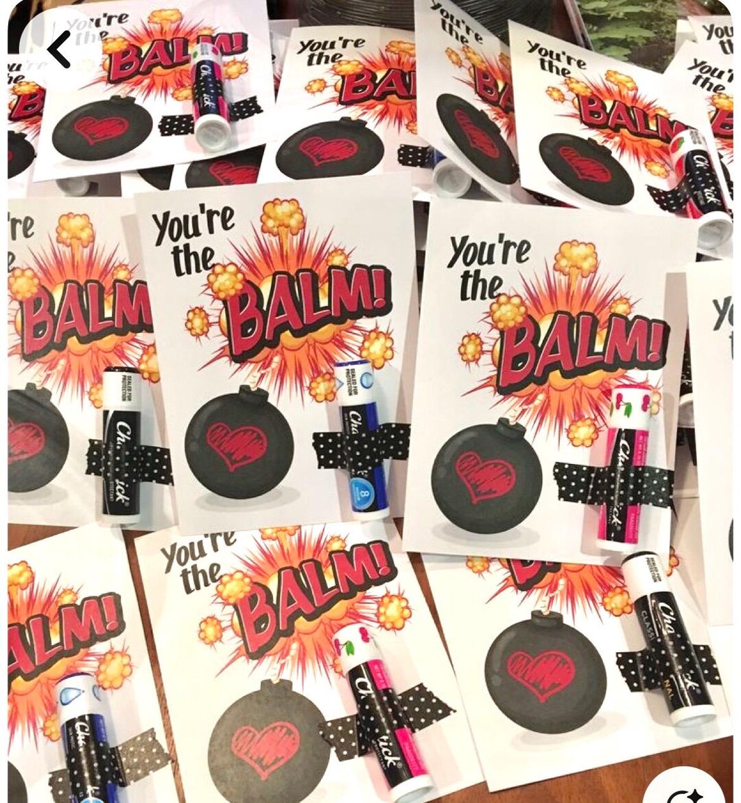You're the Balm Gift Tag: Employee Appreciation (digital Download) - Etsy