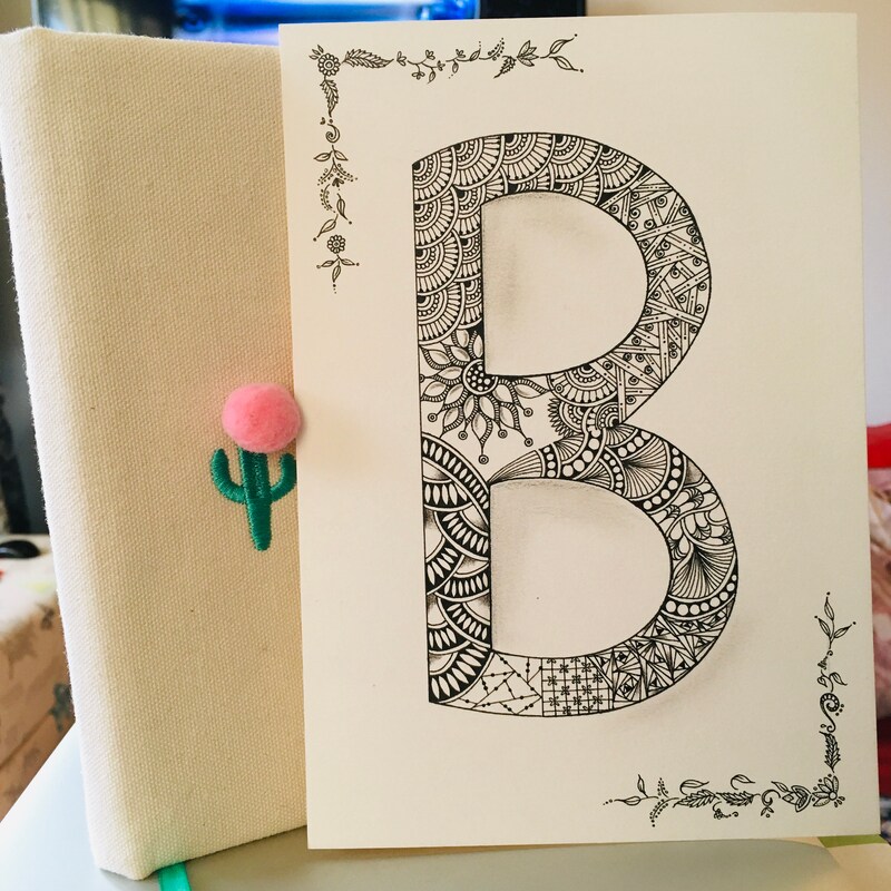 Zentangle Alphabet - Etsy