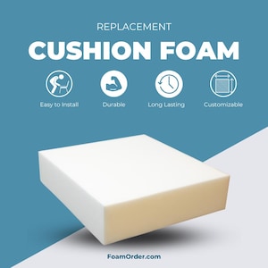 Foam Cushion Inserts | Upholstery Foam | Replacement Cushions | Custom ...