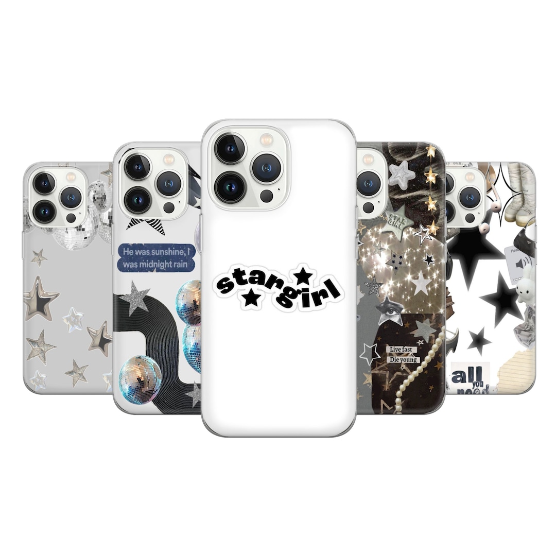 Y2k Star Girl Phone Case, Aesthetic Cover iPhone 15 14 13 12 11 Pro Max ...