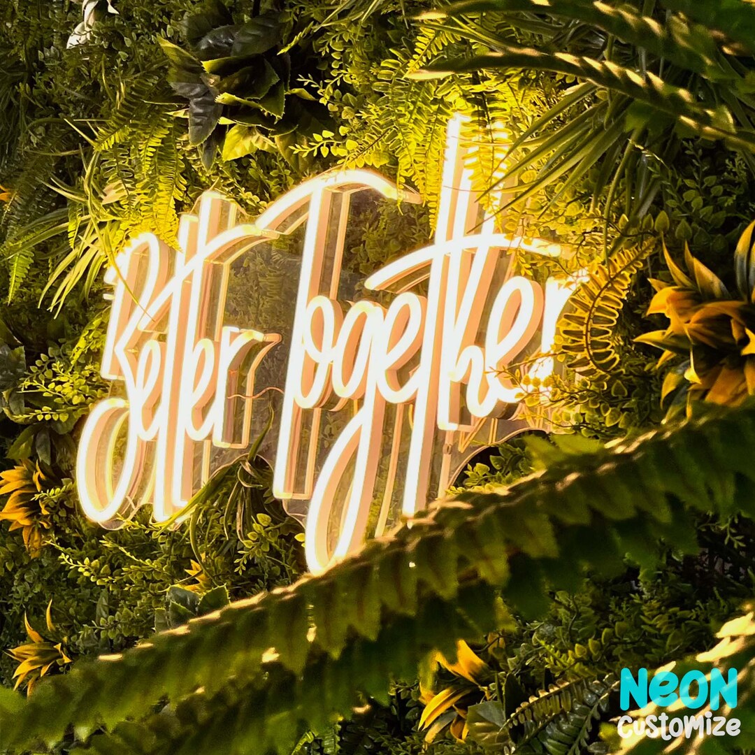Personalized Neon Lamp 100% Handmade & Customizable Neon Lettering Neon ...