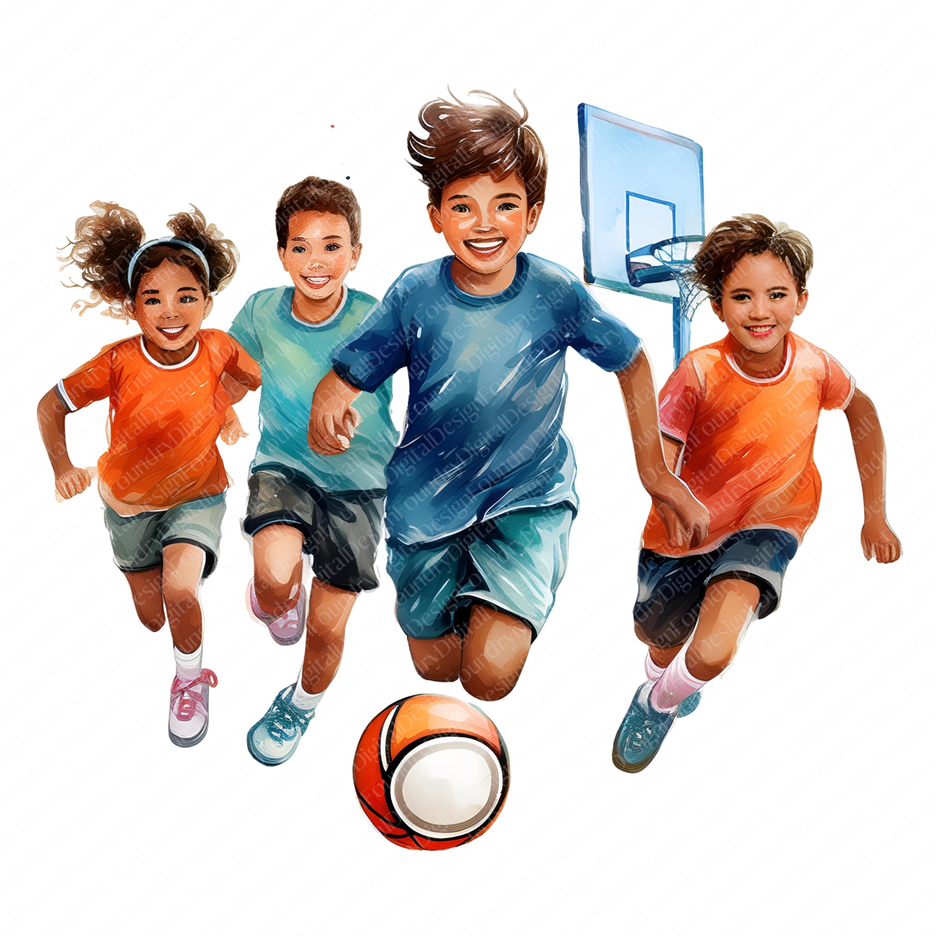 Playful Classroom Clipart | 53 Watercolor Pngs | School Activities ...