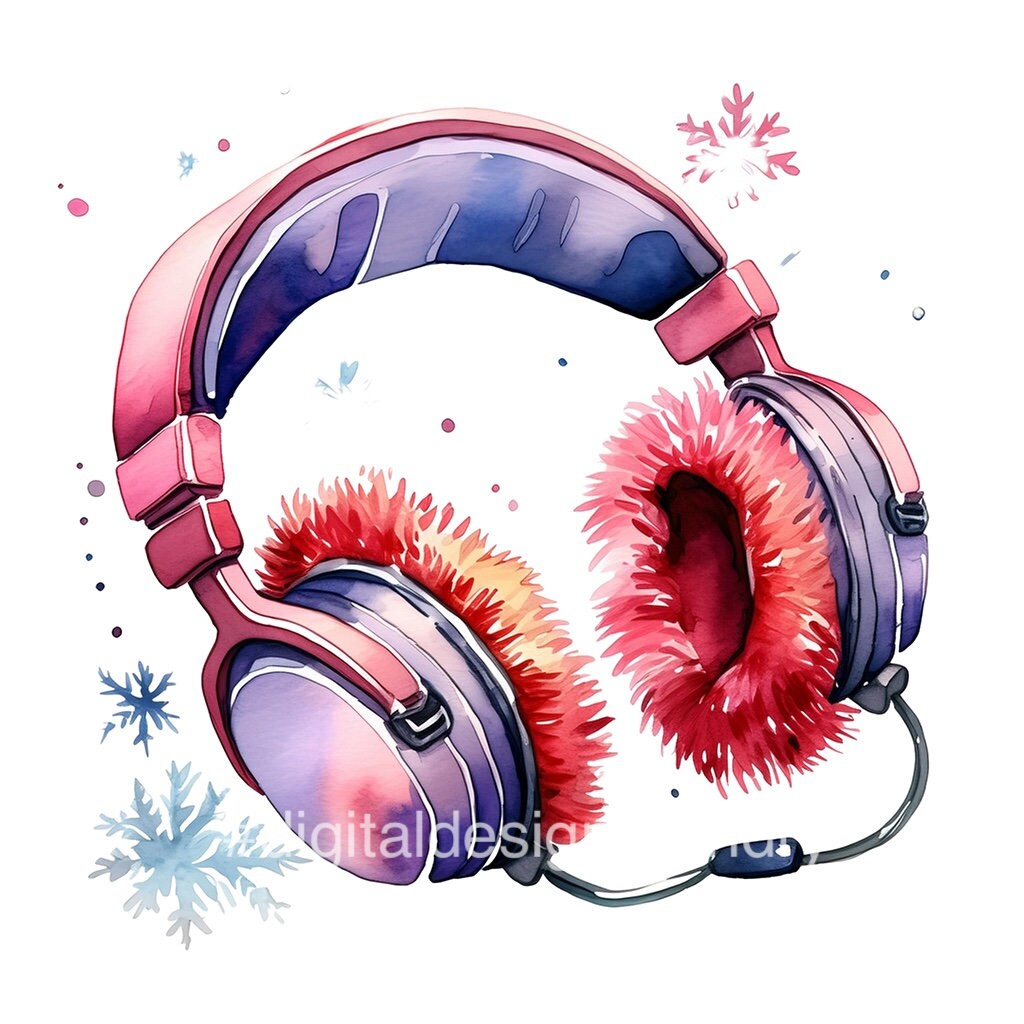 24 Winter Hat Clipart PNG, SVG, JPG, Watercolor Holiday, Christmas ...