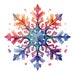 28 Snowflake Clipart Watercolor PNG, SVG, JPG, Winter Wonderland ...