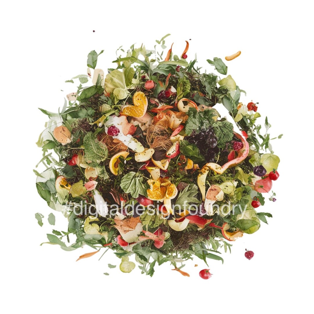 16 Compost Heap Clipart Watercolor, PNG, SVG, JPG, Eco-friendly, Garden ...