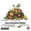 16 Compost Heap Clipart Watercolor, PNG, SVG, JPG, Eco-friendly, Garden ...