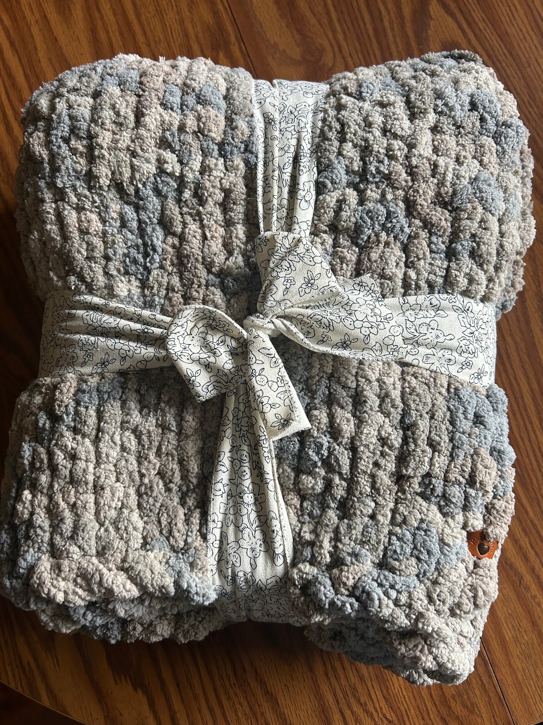 Chunky Knit Baby Blanket - Etsy