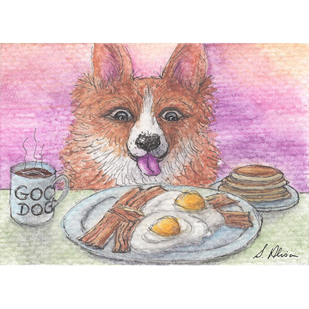 Pembroke Welsh Corgi Dog 5x7 and 8x10 Prints Pup From a Susan Alison ...