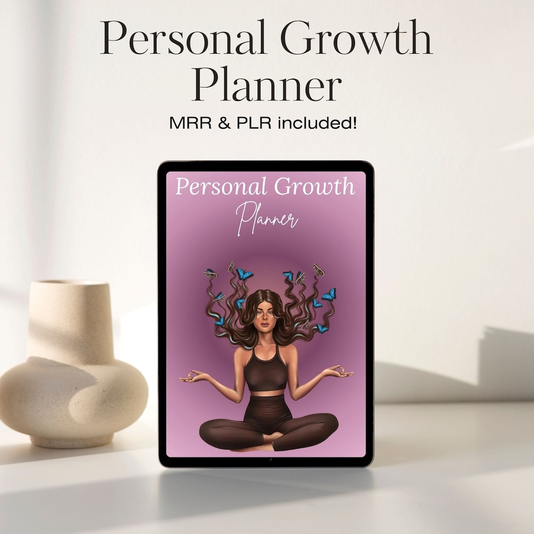 Personal Growth Planner for Self Development, PLR, MRR, Planner ...