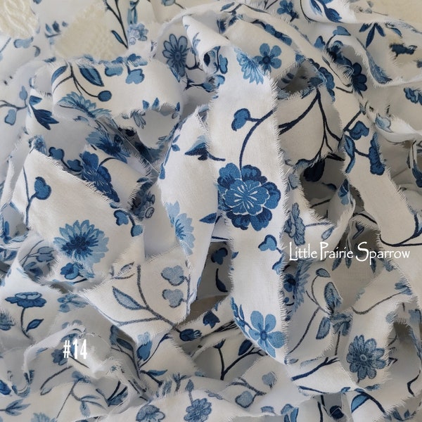 Delft Blue Fabric - Etsy