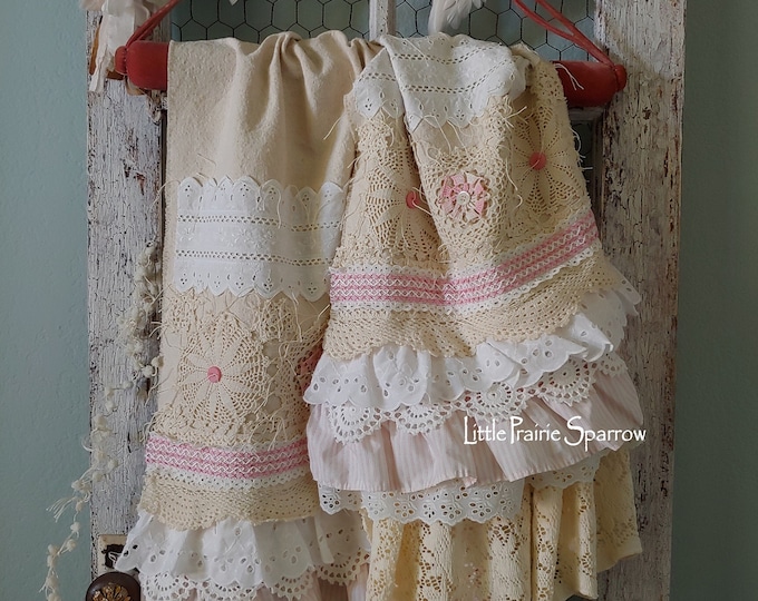 Shabby Chic Table Runner for Wedding Prop, Cake Table, Pink Holiday ...