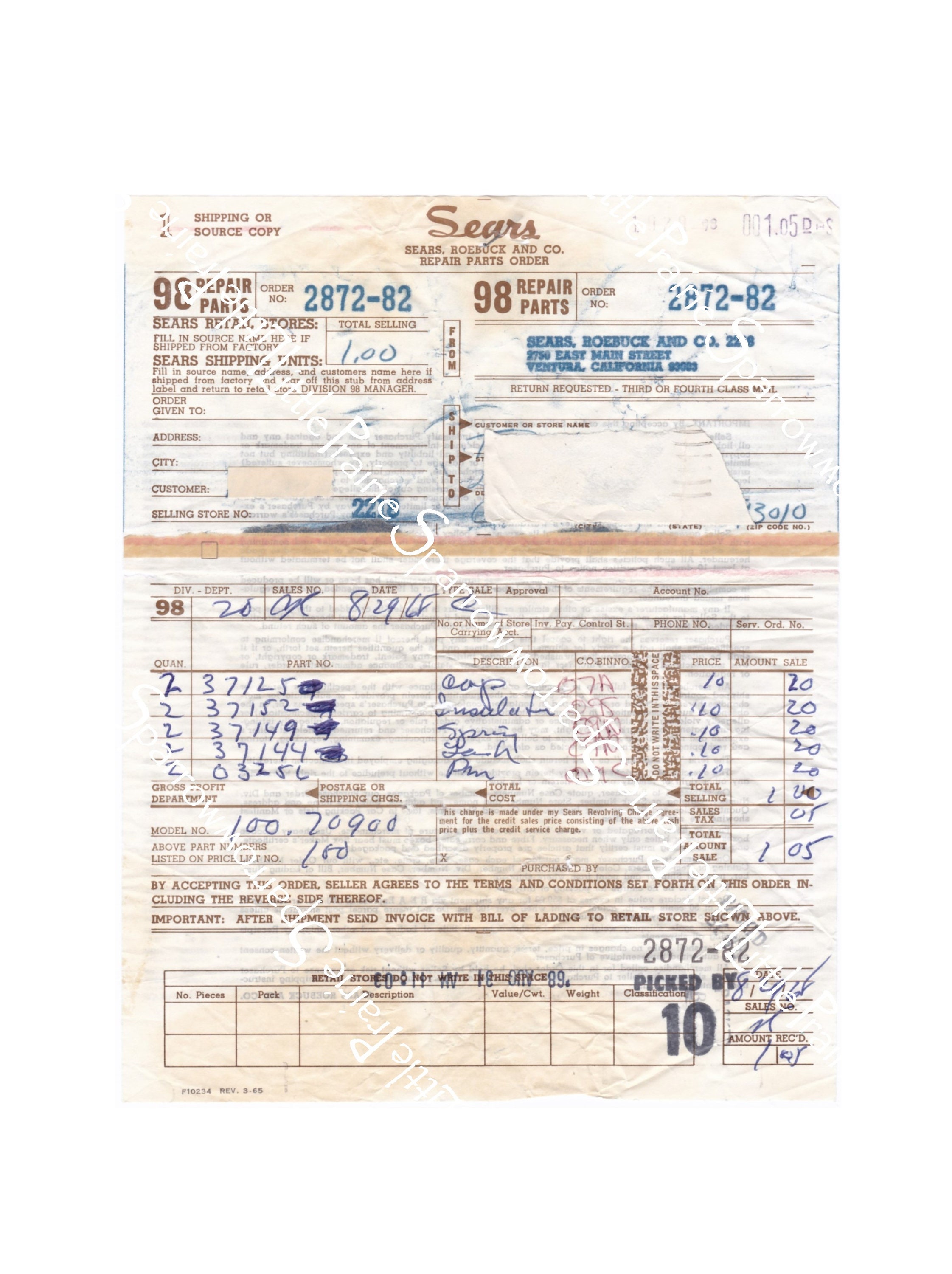 Vintage Receipts Digital Download Printable Ephemera Collage | Etsy