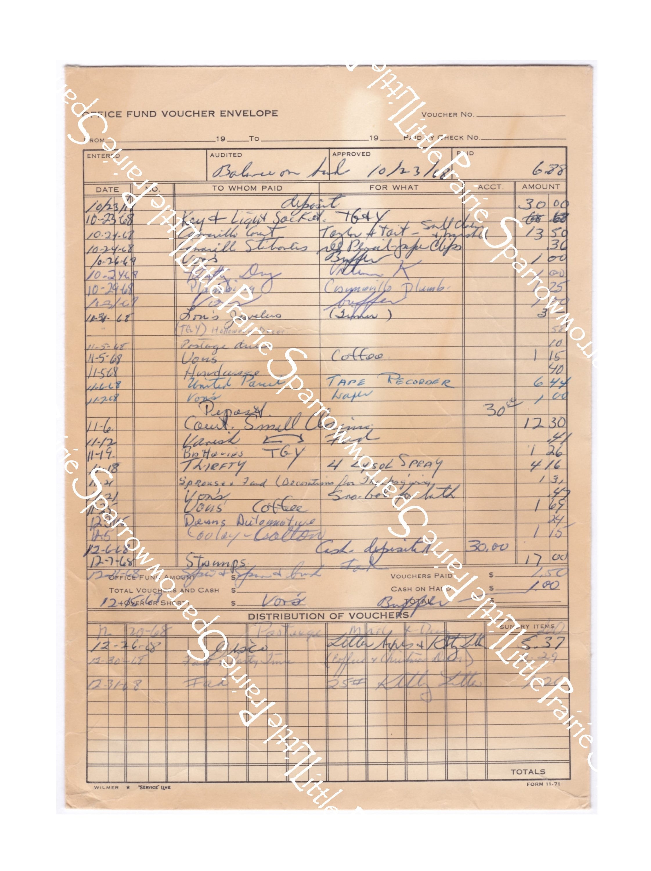 Vintage Receipts Digital Download, Printable Ephemera Collage Sheets ...